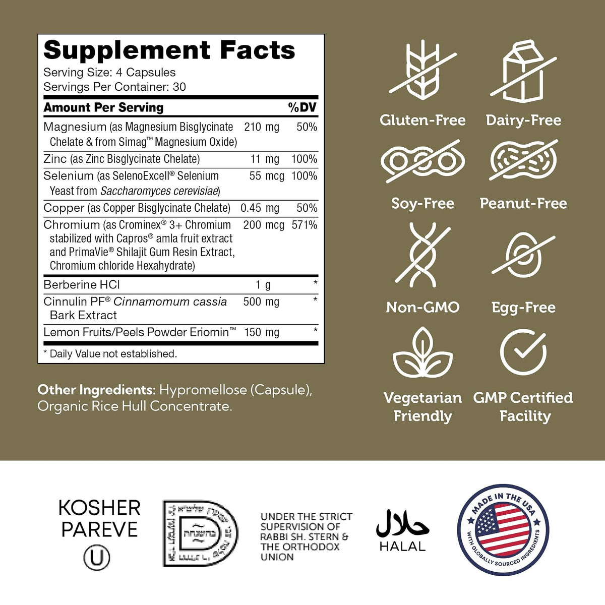 180 capsules for daily glucose management