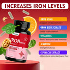 180 capsules for daily iron intake
