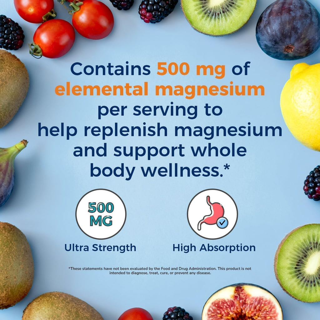 180 capsules for daily magnesium intake