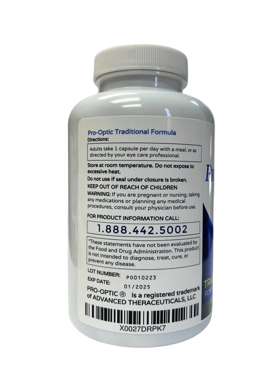 180 capsules for daily vision support