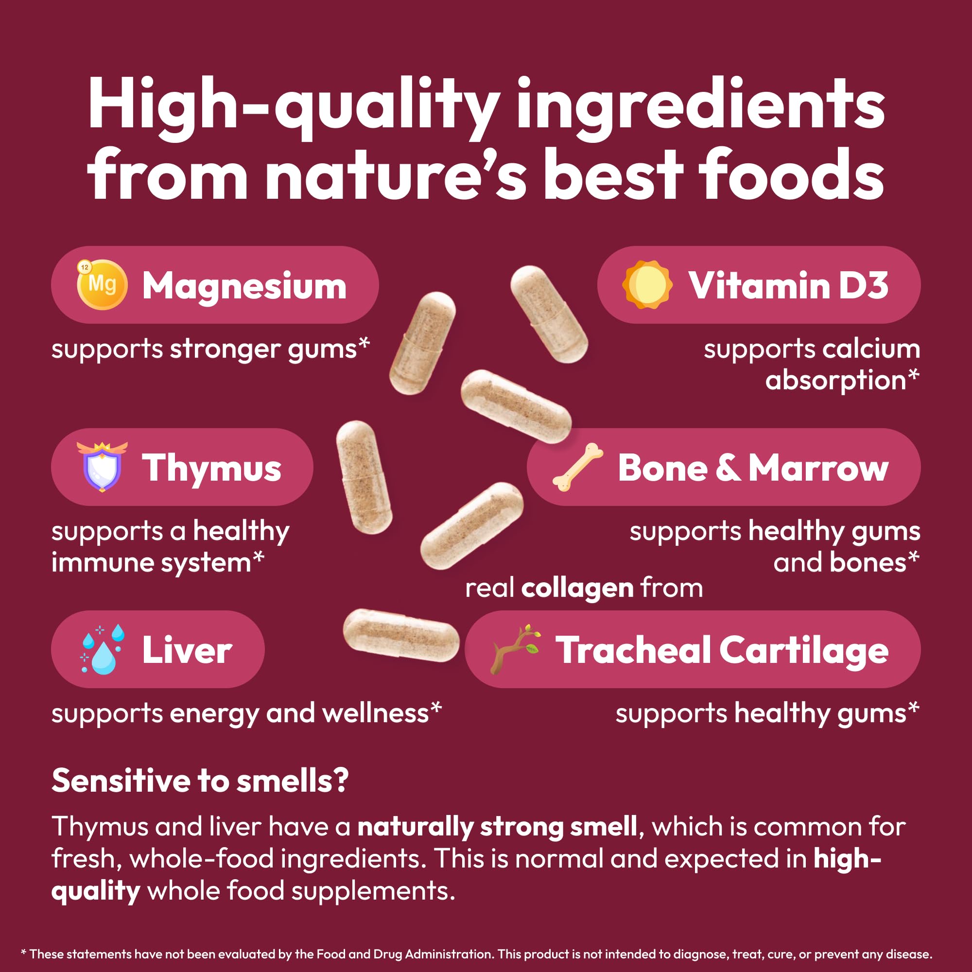 180 capsules for dental wellness