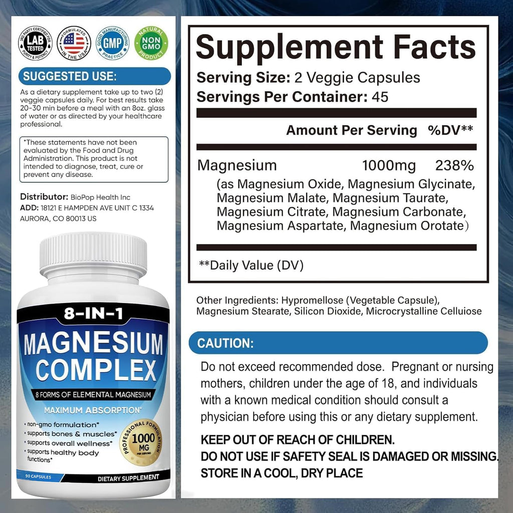 180 capsules for long-lasting supply