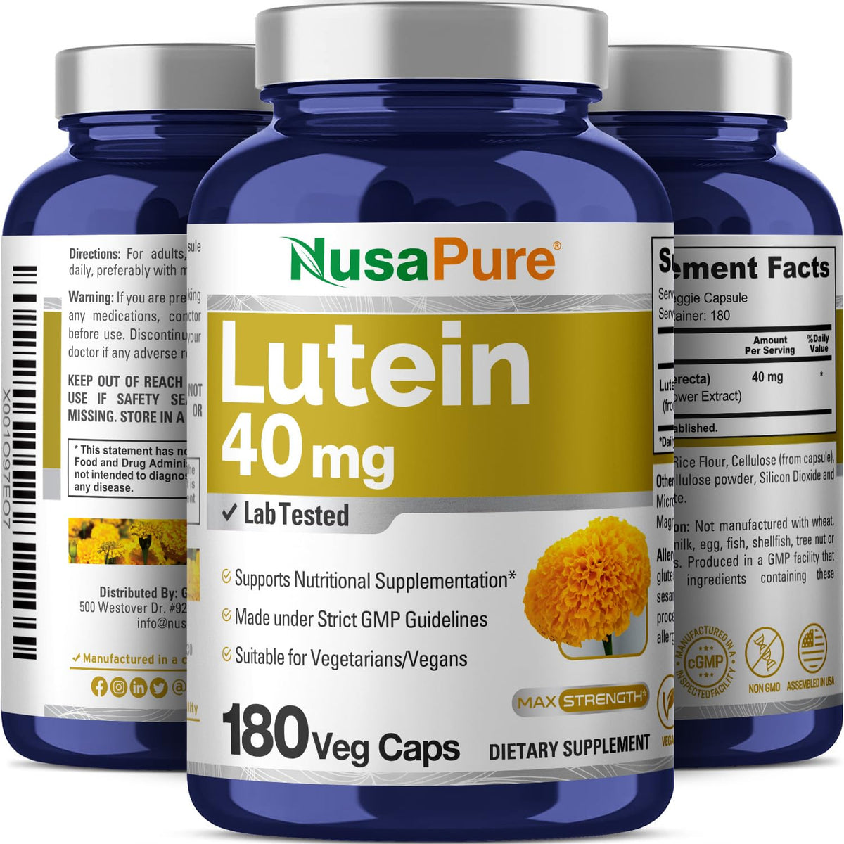180 capsules for long-lasting supply