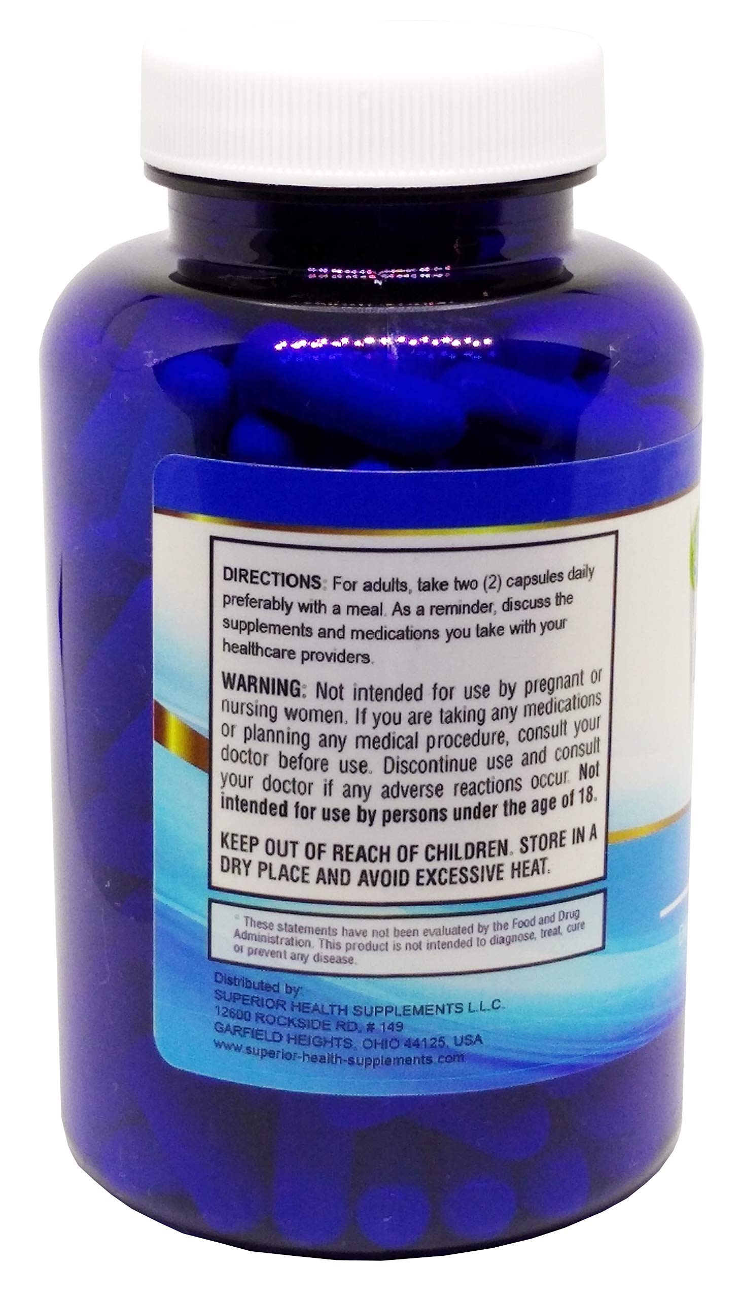 180 capsules for long-lasting supply