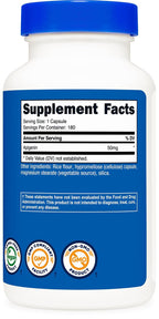 180 capsules for long-lasting supply