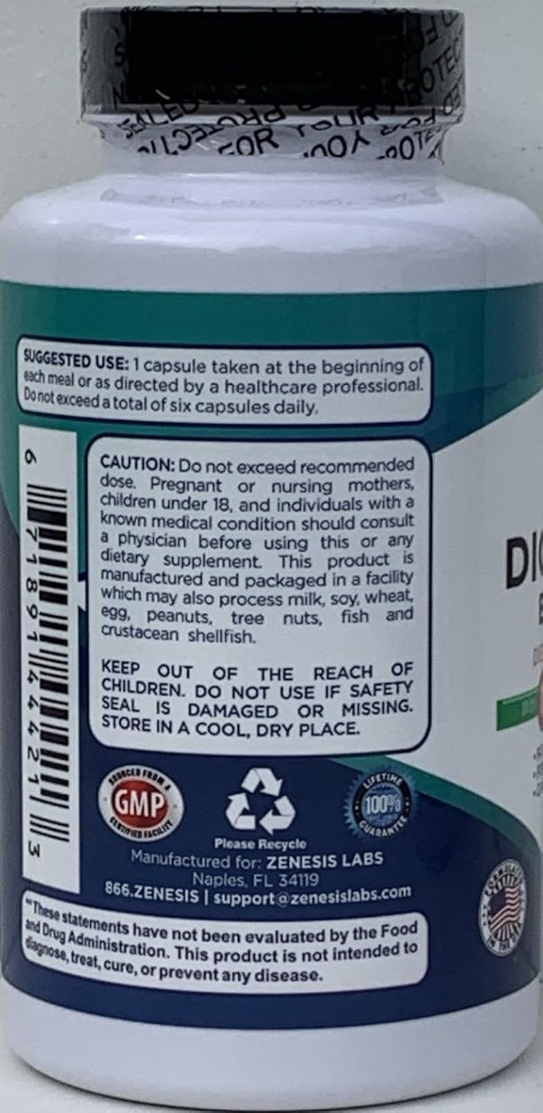 180 capsules for optimal digestion