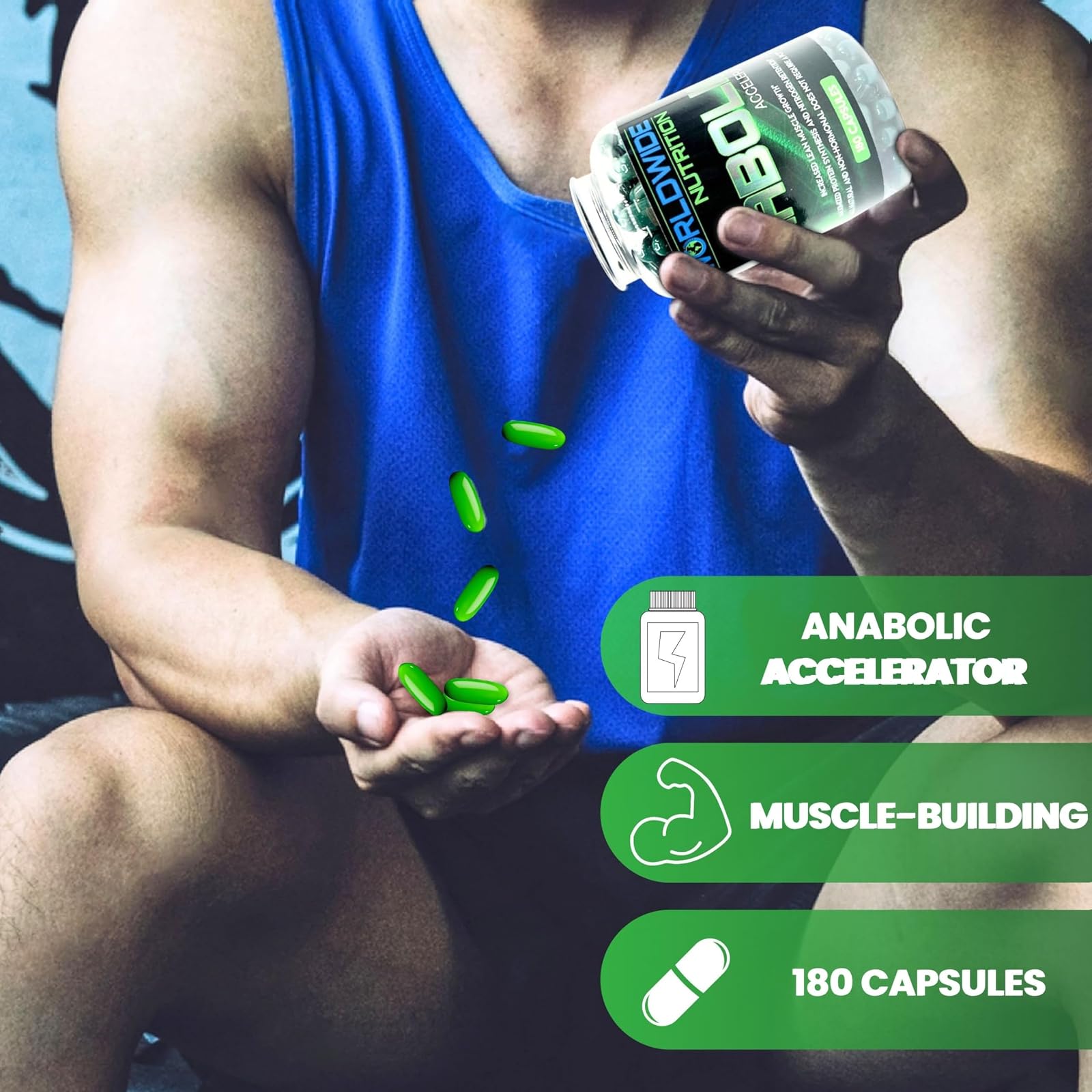 180 capsules for optimal recovery support