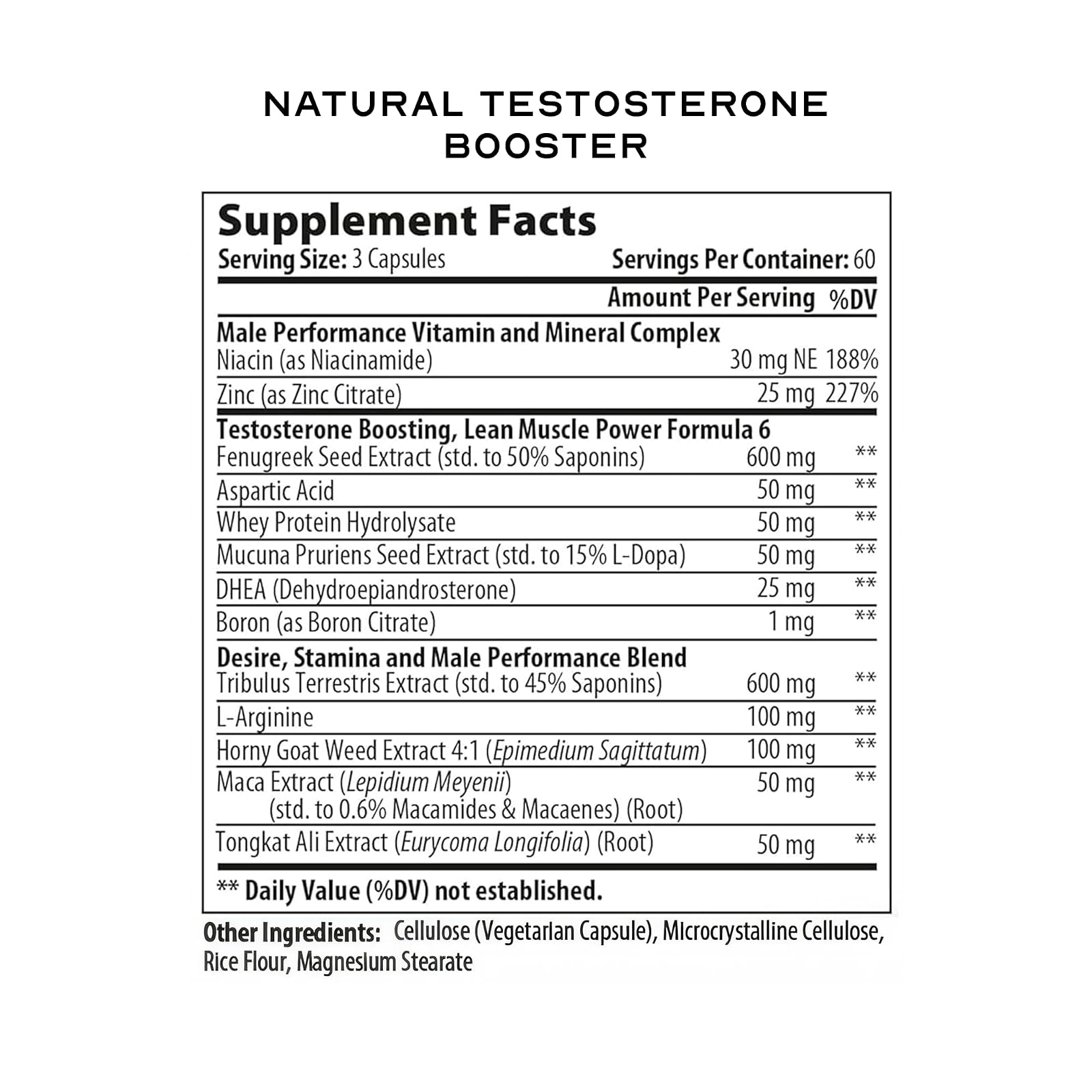 180 capsules for optimal testosterone boost