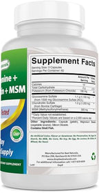 180 capsules glucosamine for daily use