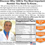 180 capsules of alpha lipoic acid