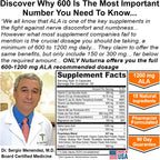 180 capsules of alpha lipoic acid
