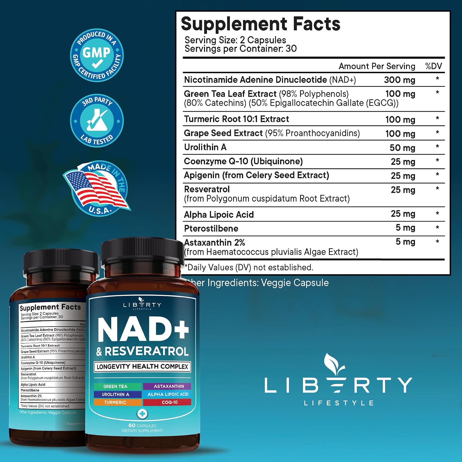 180 capsules of antioxidant support