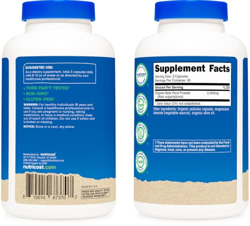 180 capsules of blended vitamins