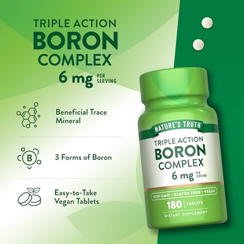 180 capsules of boron complex