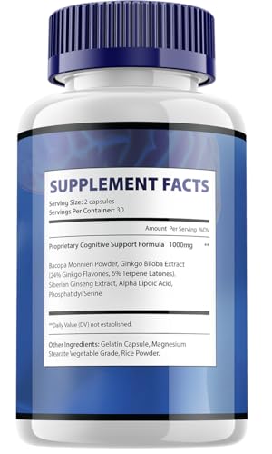 180 capsules of brain health formula
