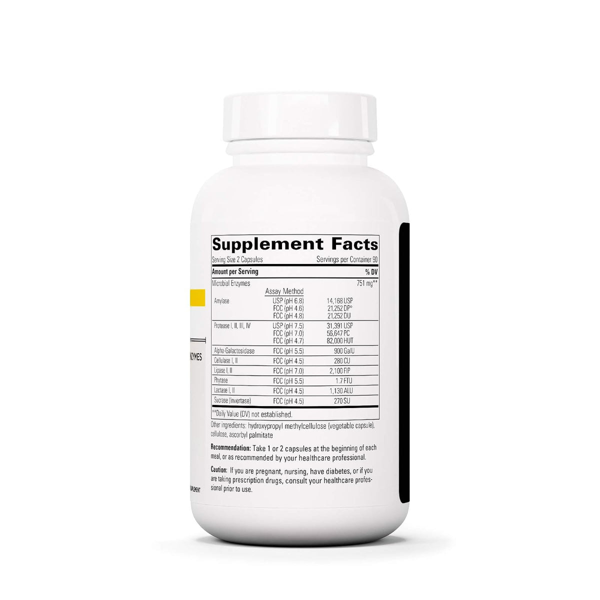 180 capsules of digestive enzyme blend