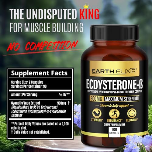 180 capsules of ecdysterone benefits