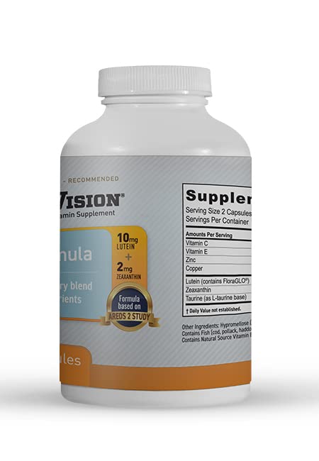 180 capsules of eye wellness formula