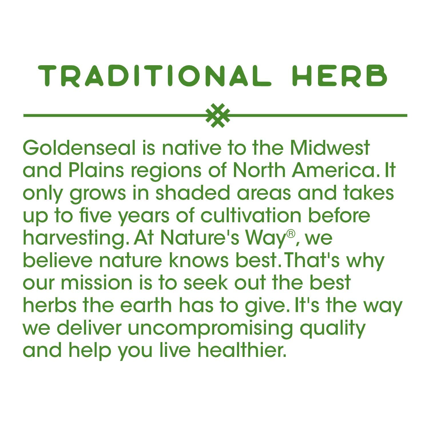 180 capsules of goldenseal for value