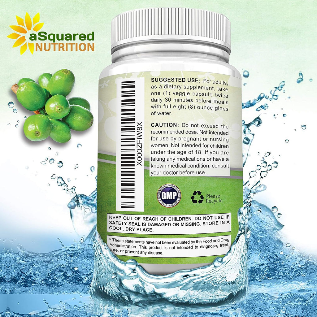 180 capsules of green coffee extract