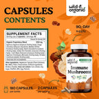 180 capsules of immune-boosting mushrooms