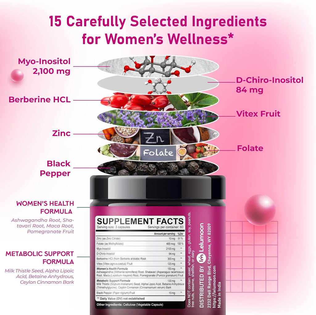 180 capsules of Inositol Complex