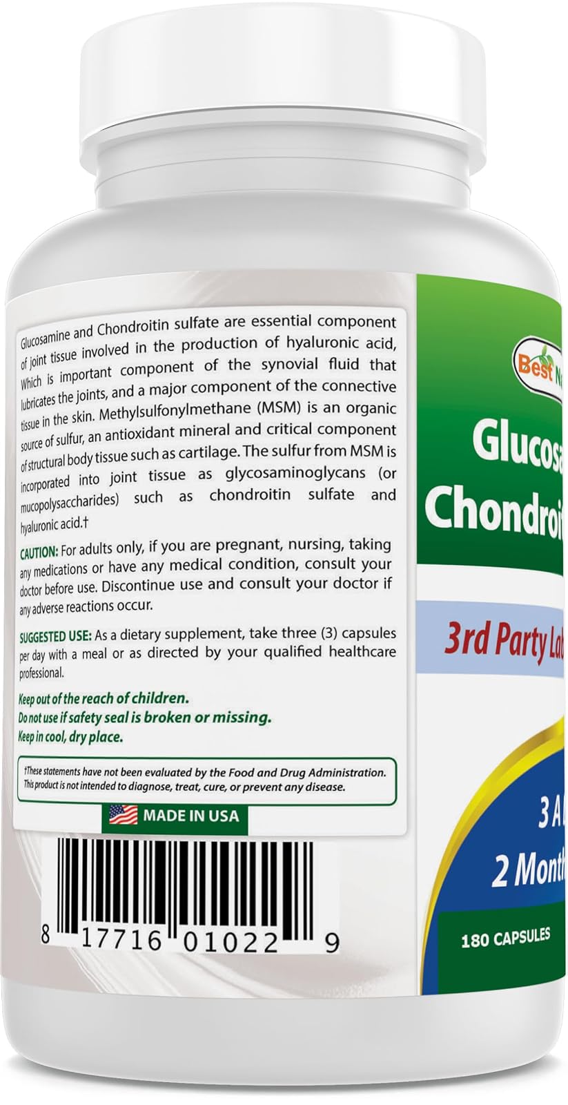 180 capsules of joint care formula