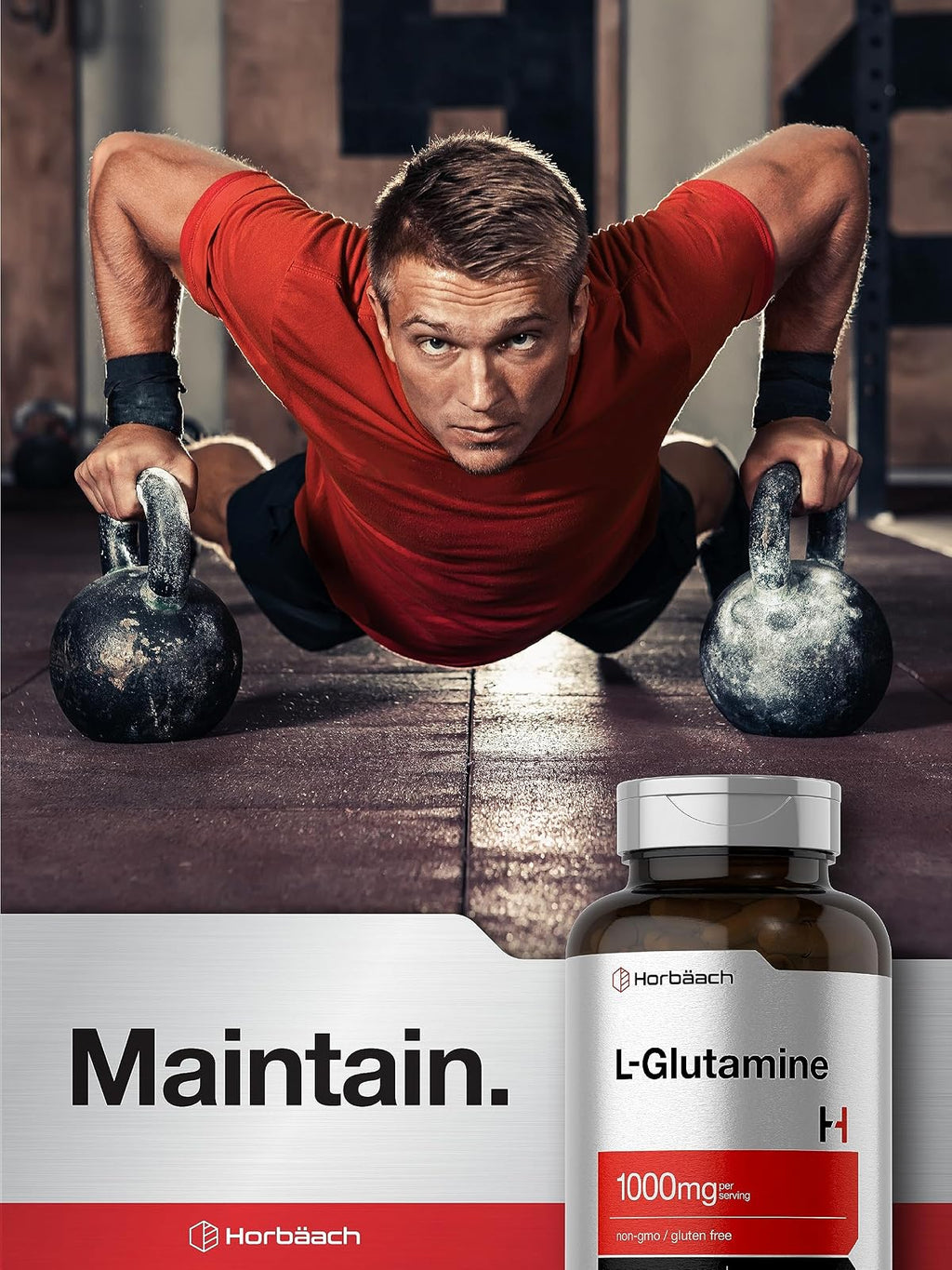 180 capsules of l-glutamine for endurance