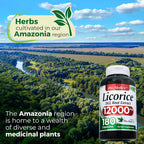180 capsules of licorice root extract