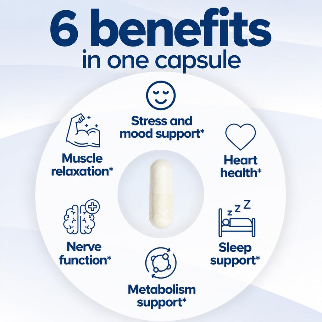 180 capsules of Magnesium Glycinate