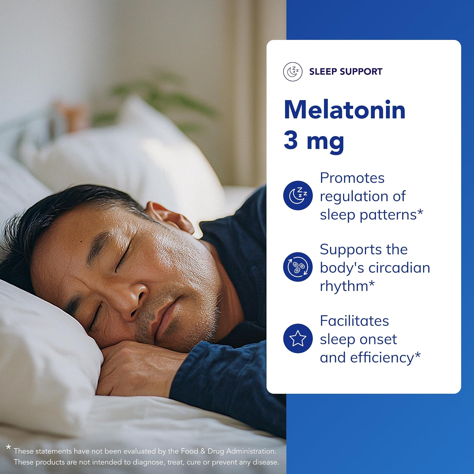 180 capsules of melatonin support