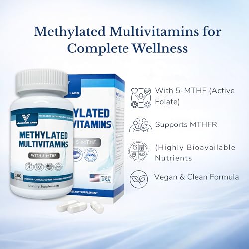 180 capsules of Methyl B12 and folate