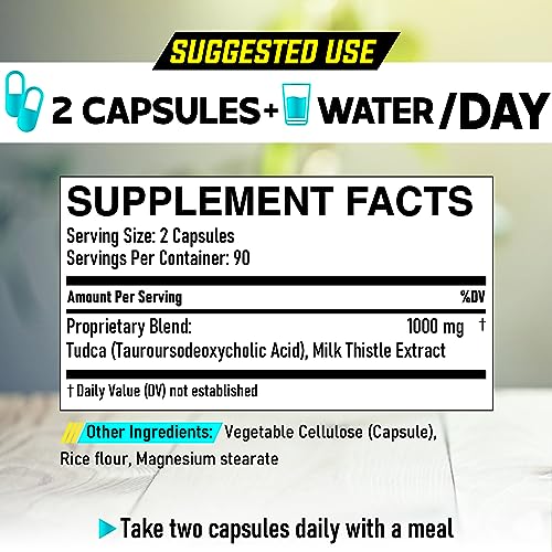 180 capsules of milk thistle extract