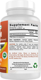 180 capsules of MSM for convenience