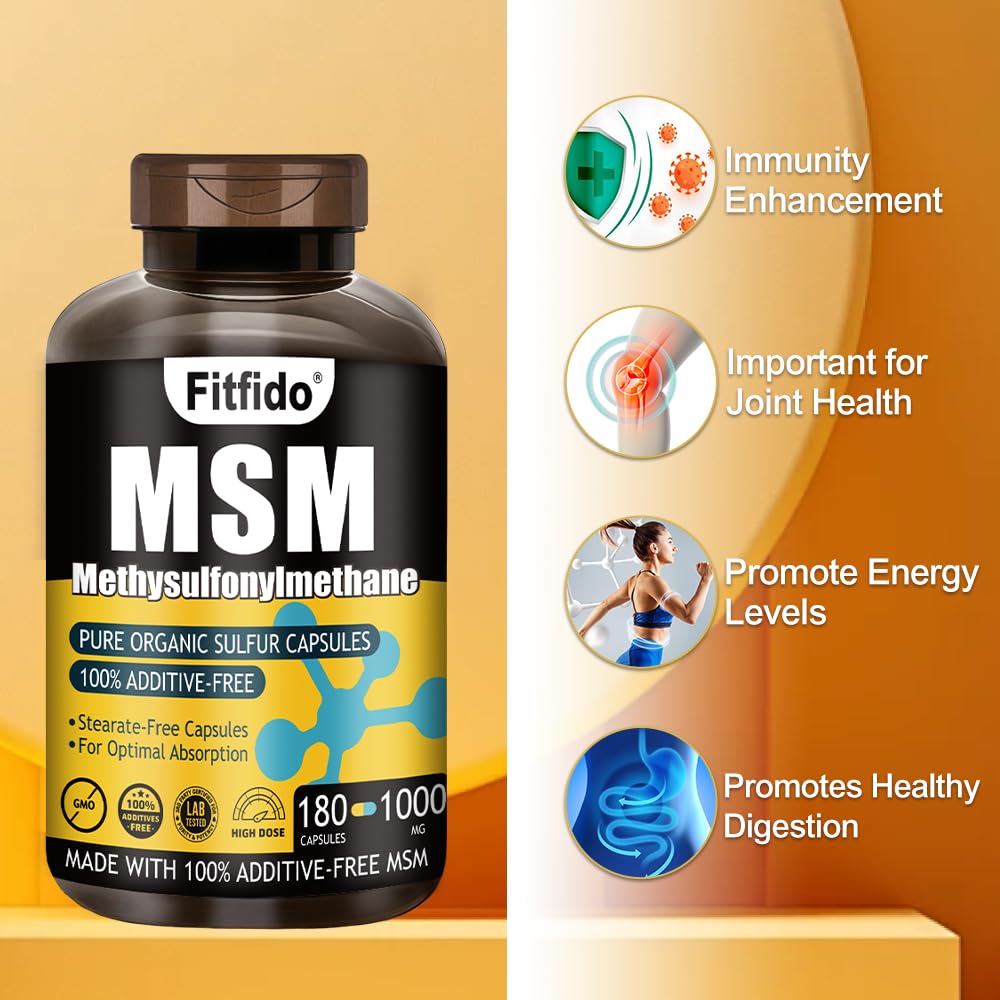 180 capsules of msm goodness