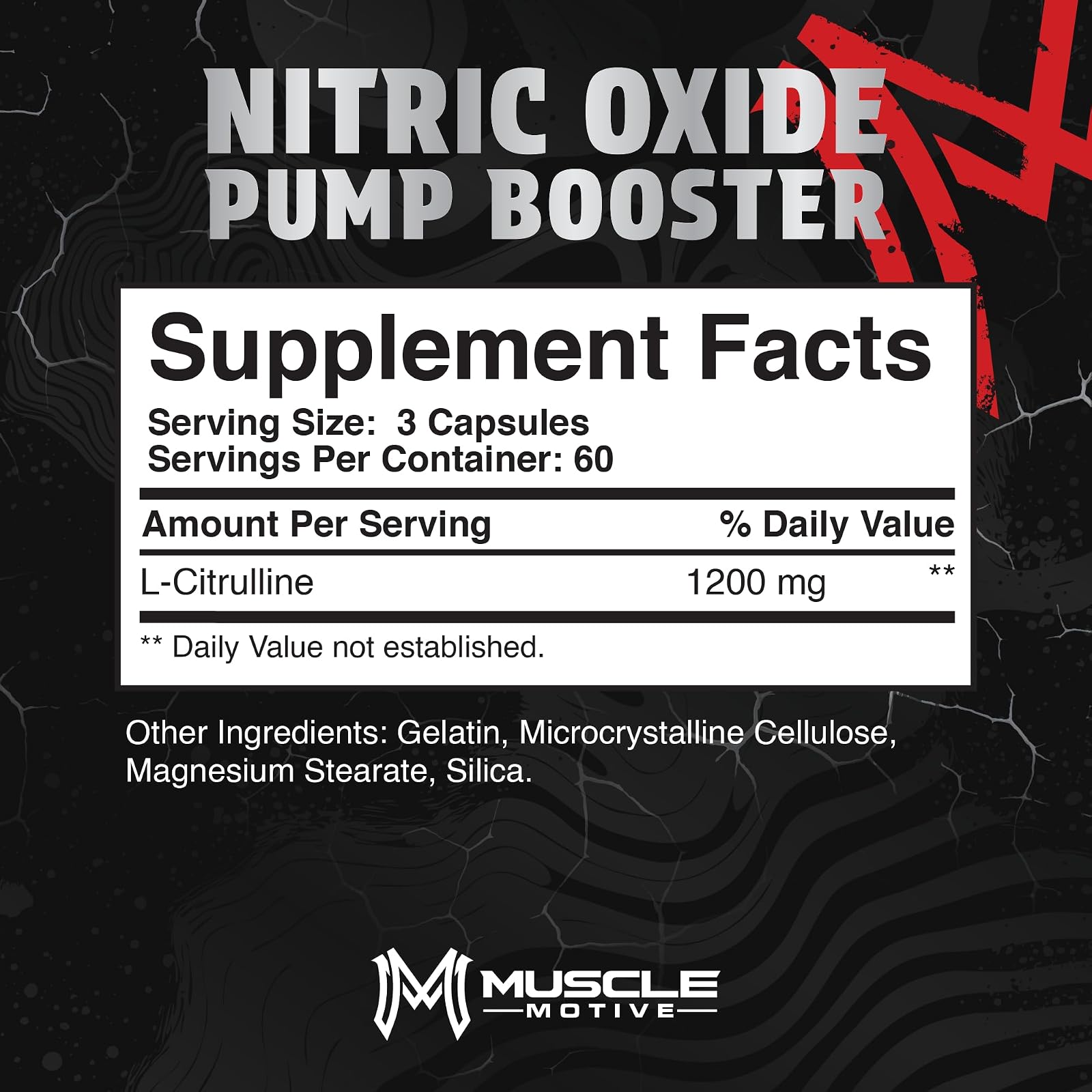 180 capsules of Nitric Oxide