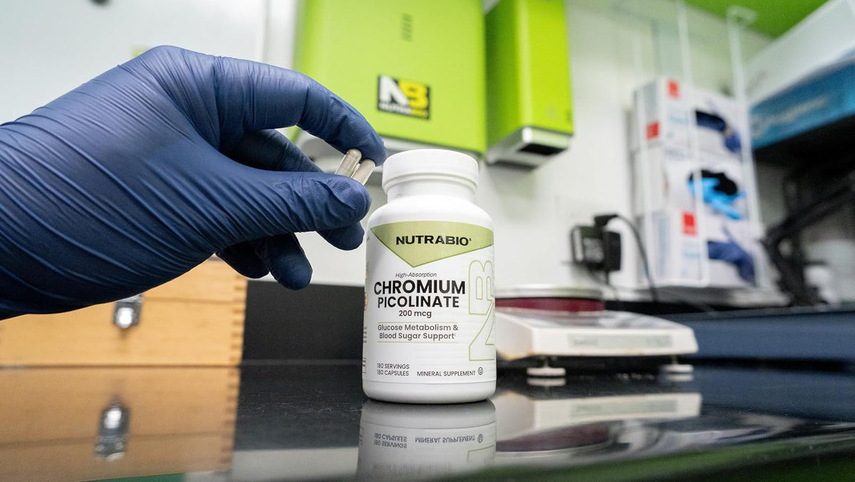 180 capsules of Nutrabio Chromium