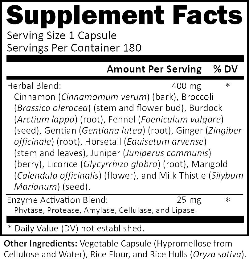 180 capsules of pancreas support supplements