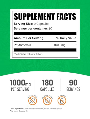 180 capsules of phytosterols benefits