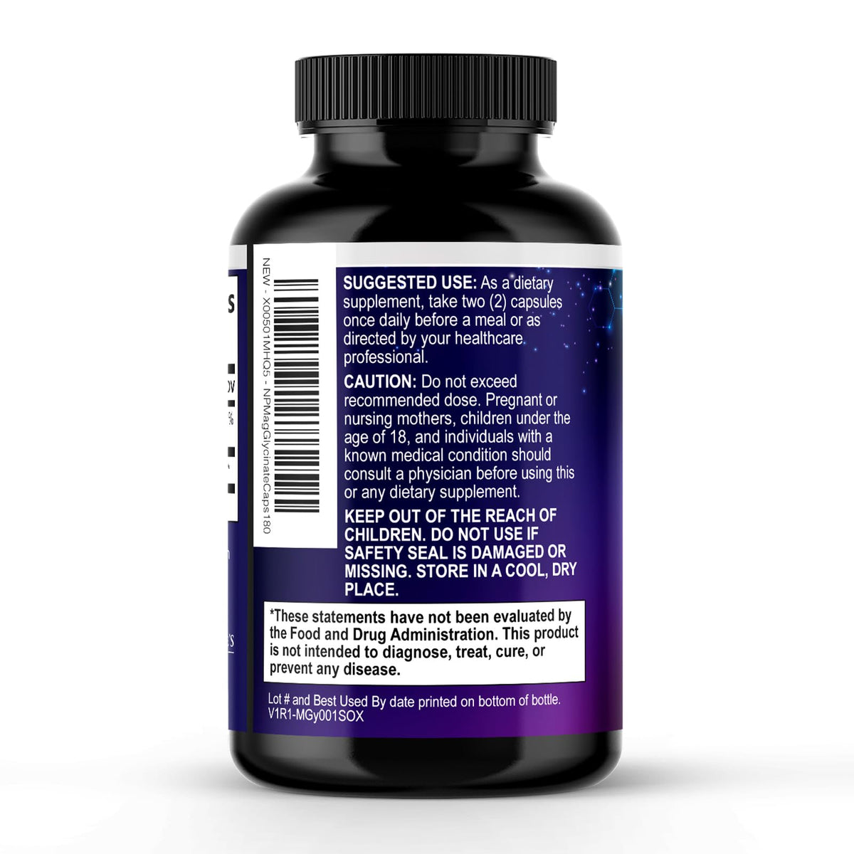 180 capsules of premium magnesium