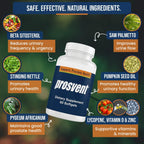 180 capsules of prostate support
