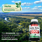 180 capsules of pure Gotu Kola