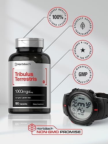 180 capsules of pure Tribulus Terrestris