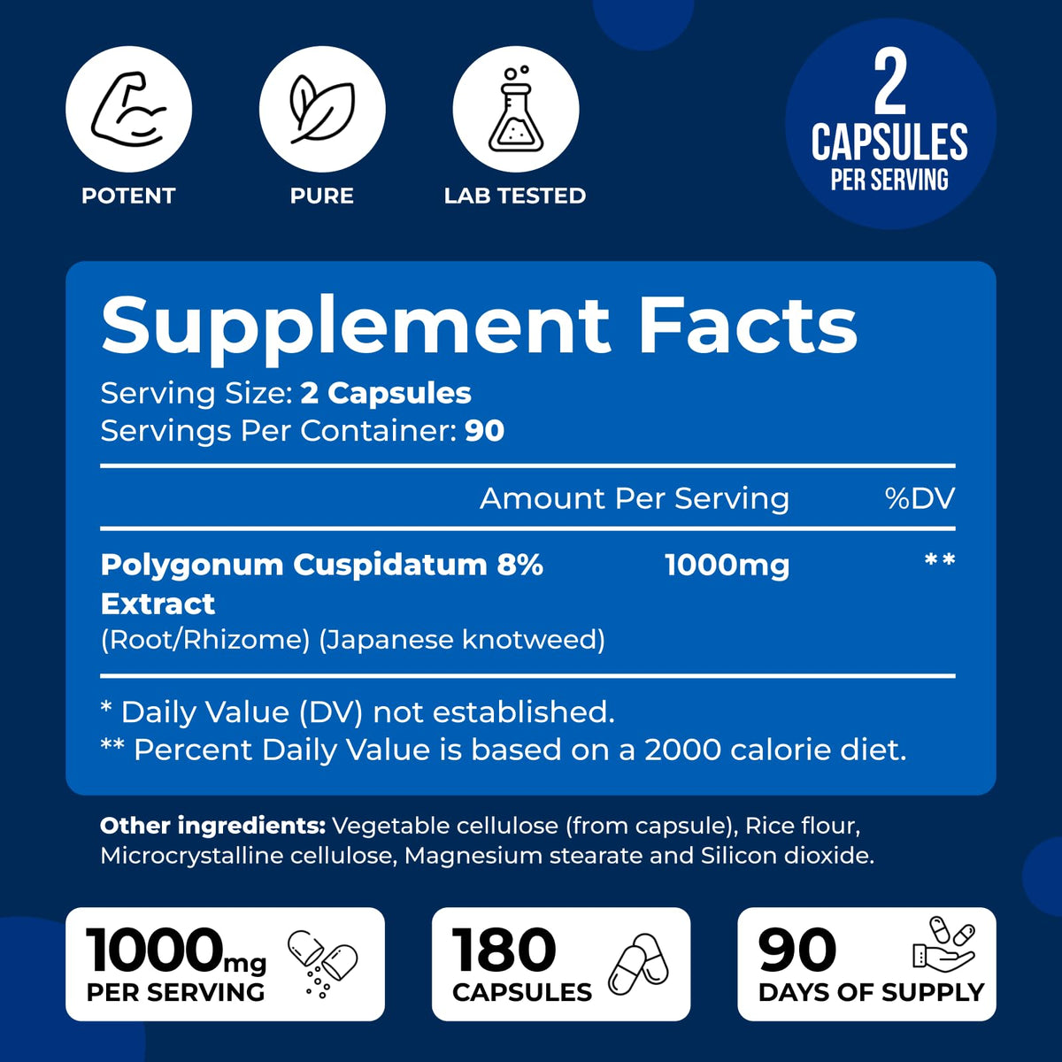 180 capsules of resveratrol benefits
