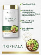 180 capsules of Triphala extract