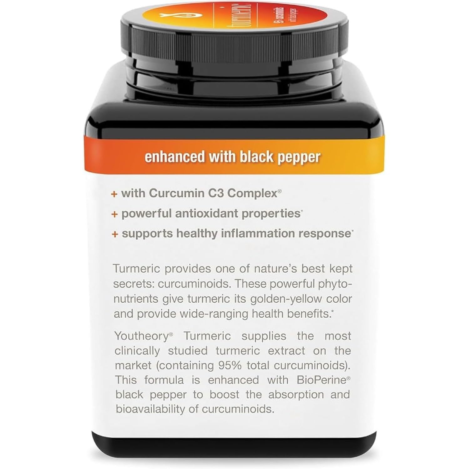 180 capsules of turmeric goodness