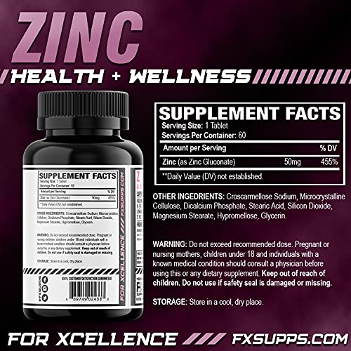 180 capsules of zinc for vitality