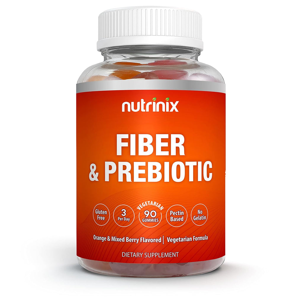 180 chewable fiber gummies for gut health
