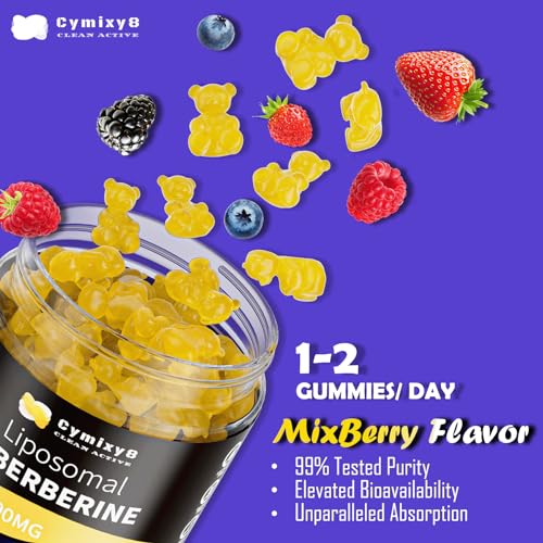 180 count berberine gummy vitamins