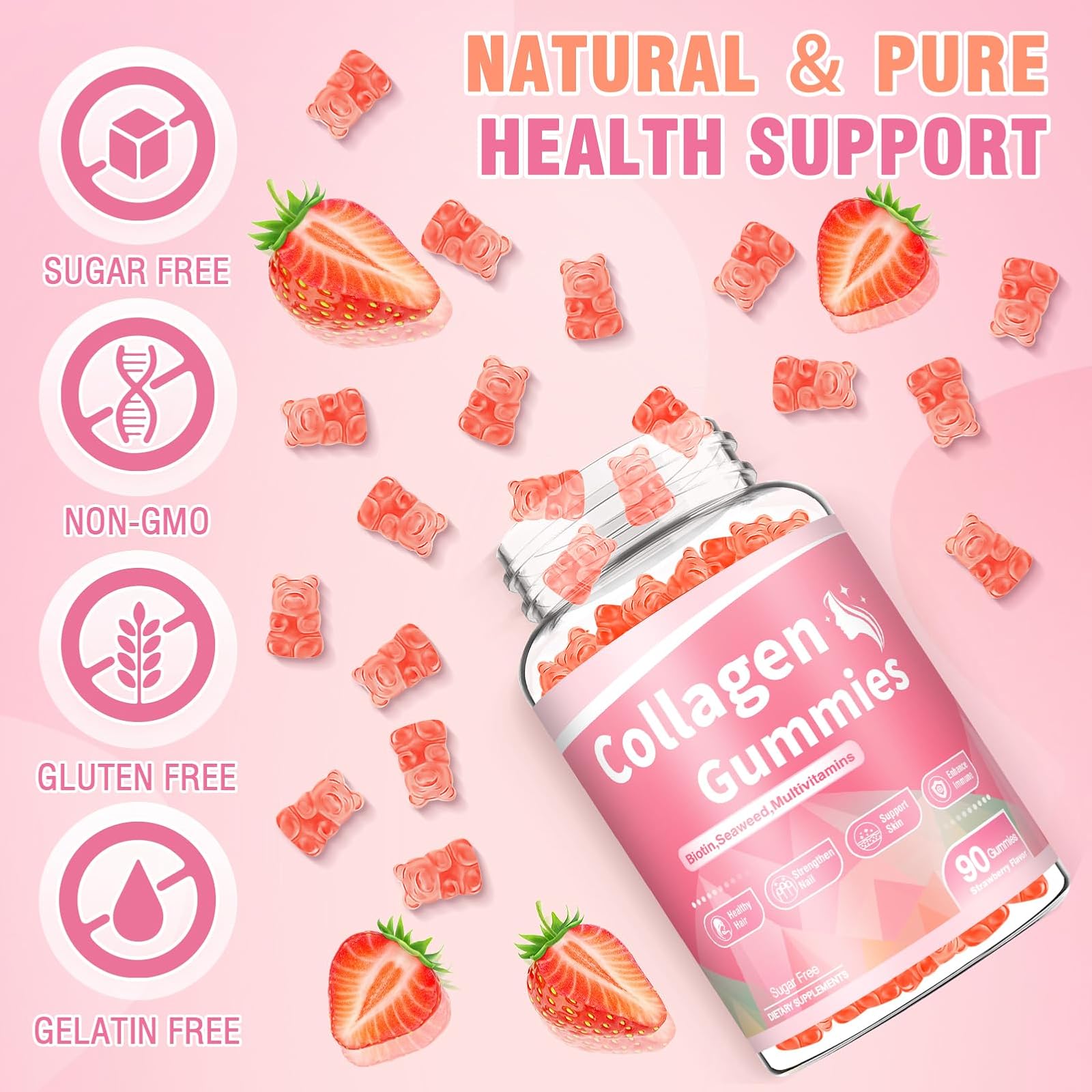 180 count collagen gummies supply